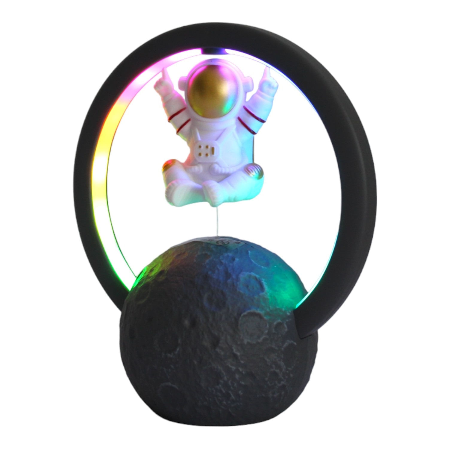 Lampara Astronauta LED Con Altavoz Bluetooth Y Luz RGB - Olímpica