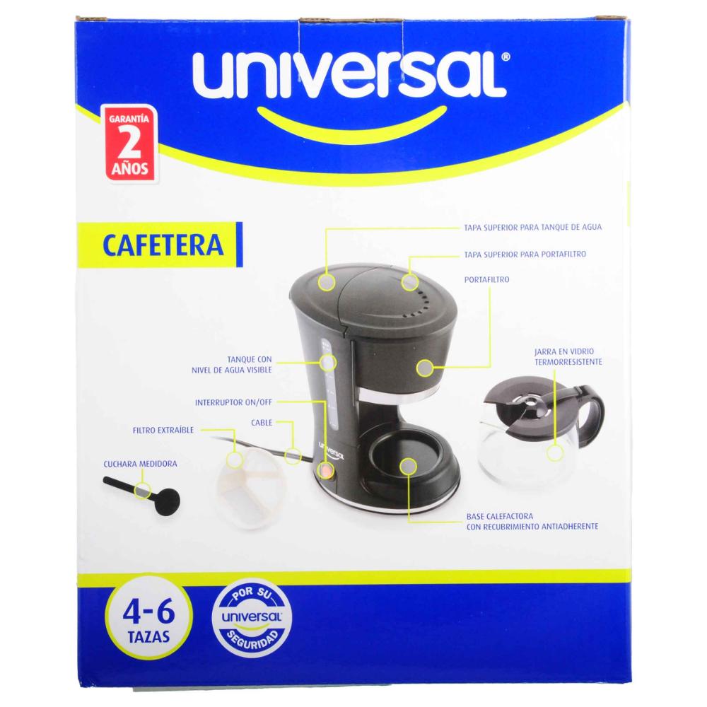 CAFETERA UNIVERSAL 4-6 TZ 0.6L - Olímpica