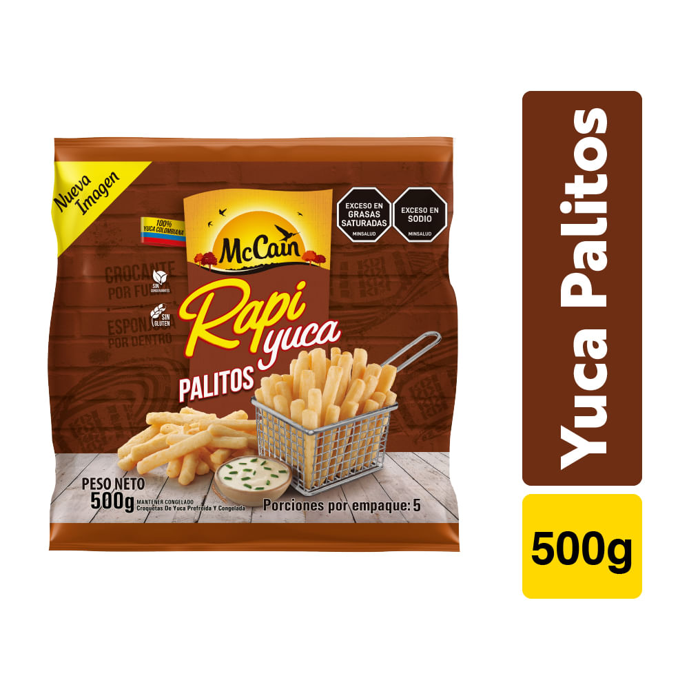 Aprovecha: Yuca McCain Palitos Rapi 500g Frescura Total - Olímpica