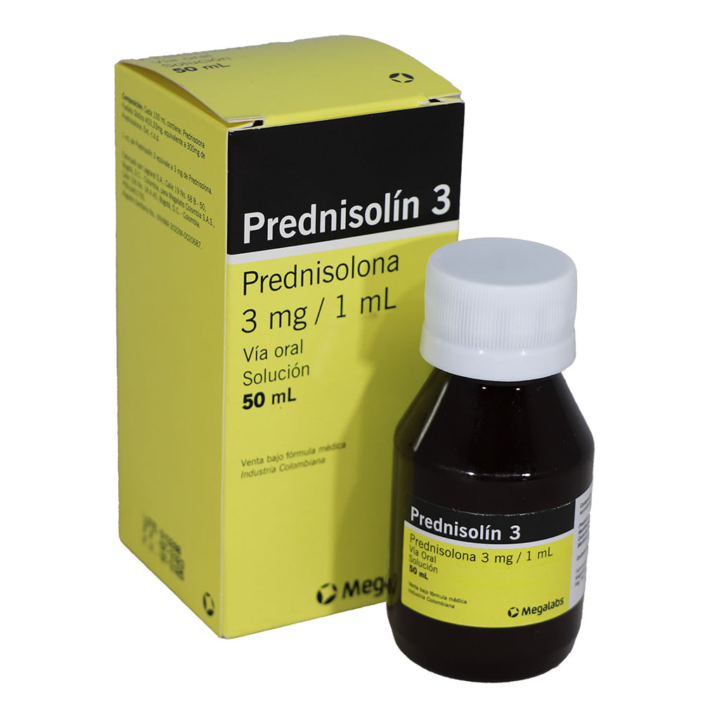 Aprovecha PREDNISOLIN 3mg/ml: Alivio efectivo en 50ml - Olímpica