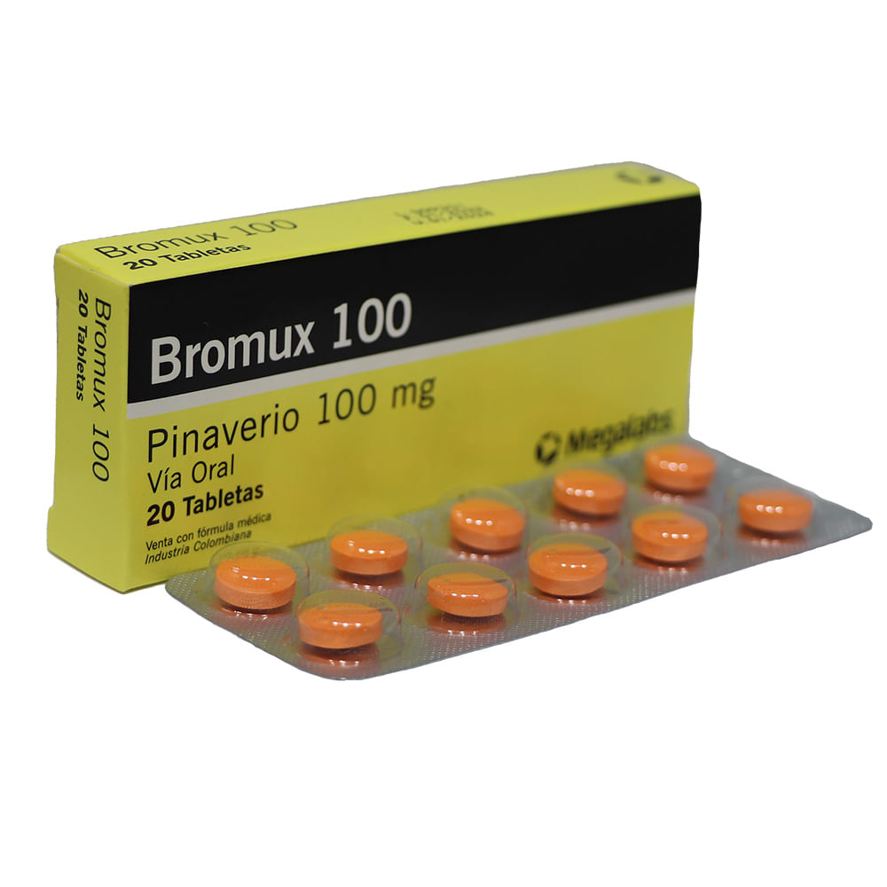 Compra Bromux 100 Mg X20 Tabletas en Descuento - Olímpica