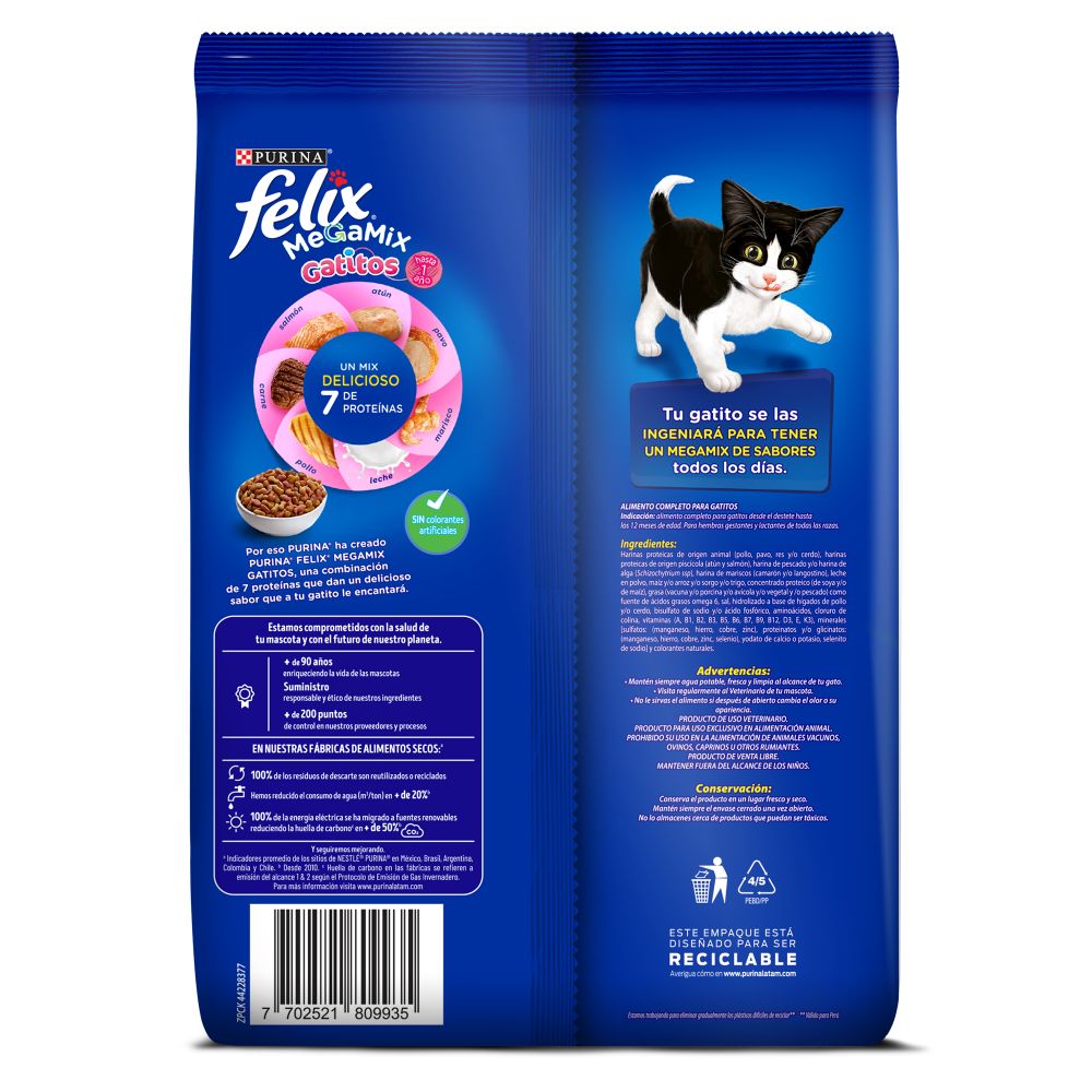 ALIM GATO FELIX MEGAMIX 500g - Olímpica