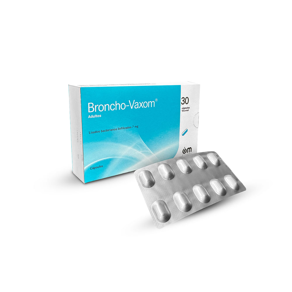 BRONCHO VAXOM ADULTOS CAJA X 30 CAPSULAS - Olímpica