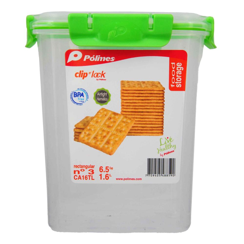 RECIP POLIMES RECTANG CLIP N' LOCK N.3 - Olímpica