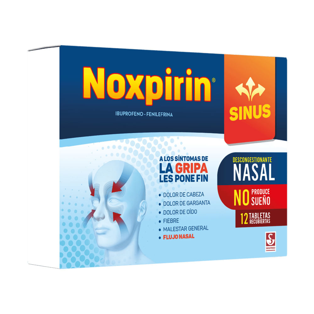 NOXPIRIN SINUS CAJA X 12 CAPSULA - Olímpica