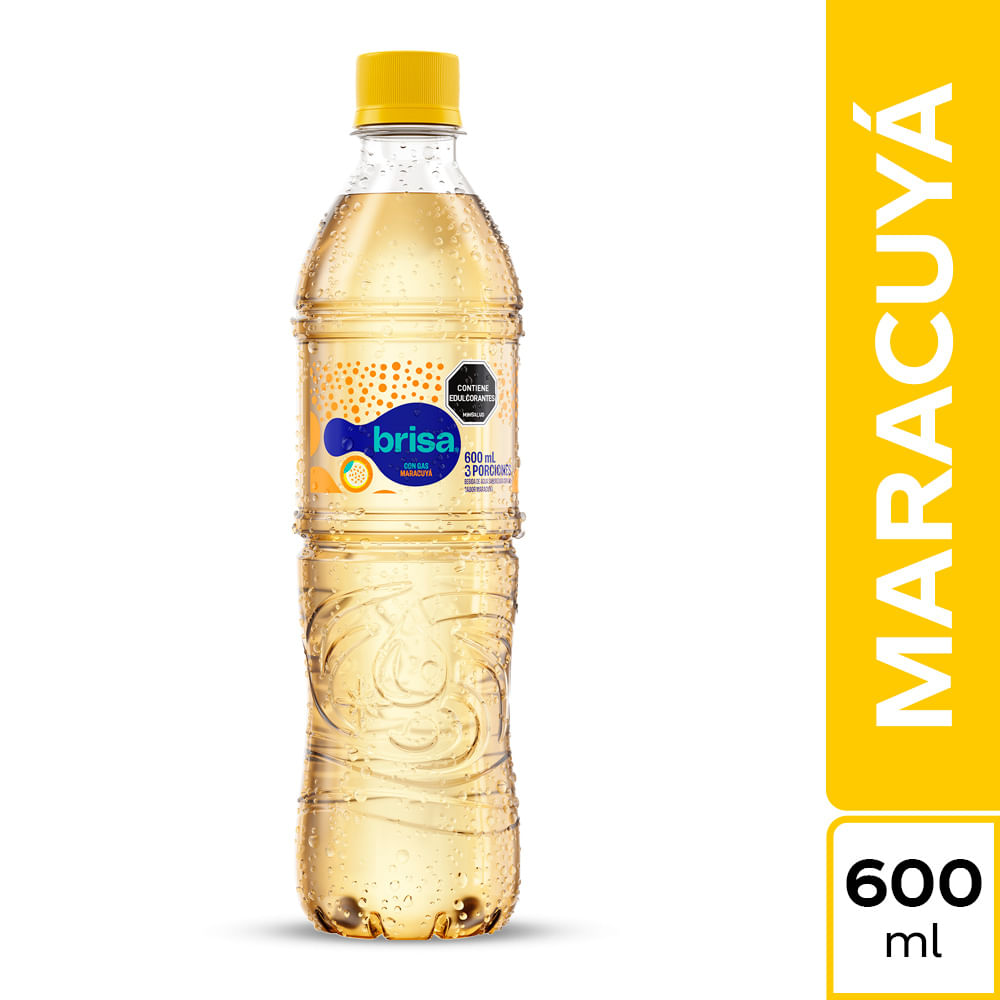 Agua Saborizada Brisa Con Gas Maracuyá 600ml - Olímpica Agua Saborizada Brisa Con Gas Maracuyá 600ml - Olímpica