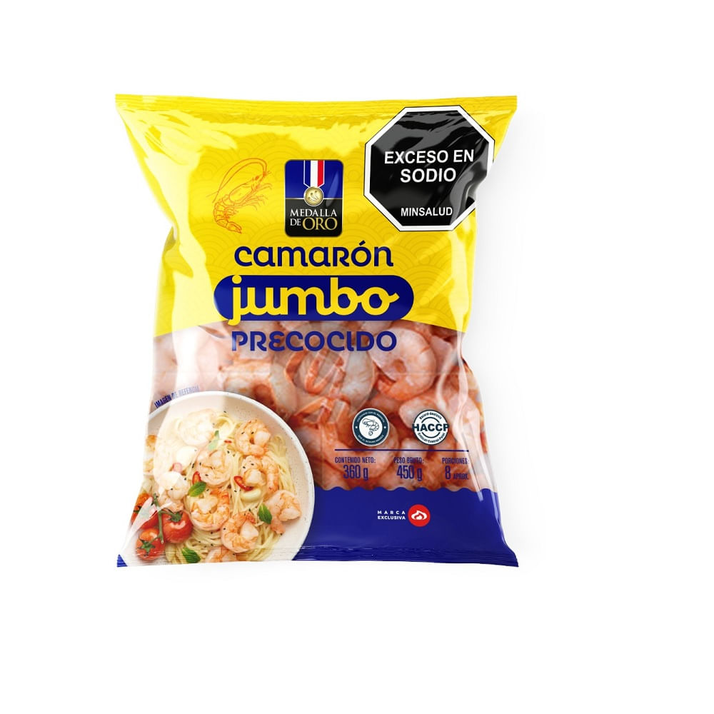 CAMARON PRECOCIDO JUMBO X 450 GR - Olímpica