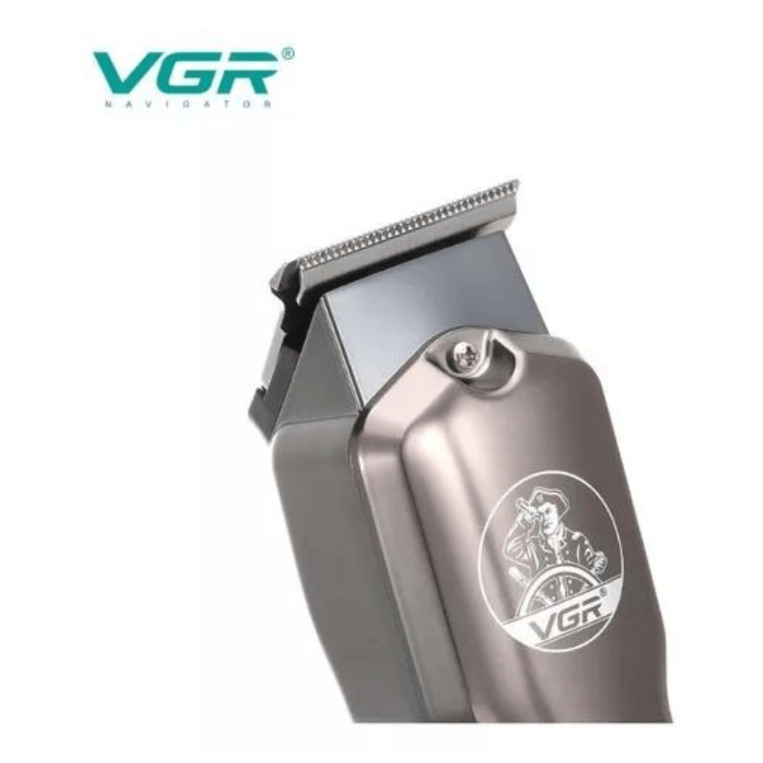 Set De Maquina De Motilar + Patillera VGR V-675 Recargable - Olímpica
