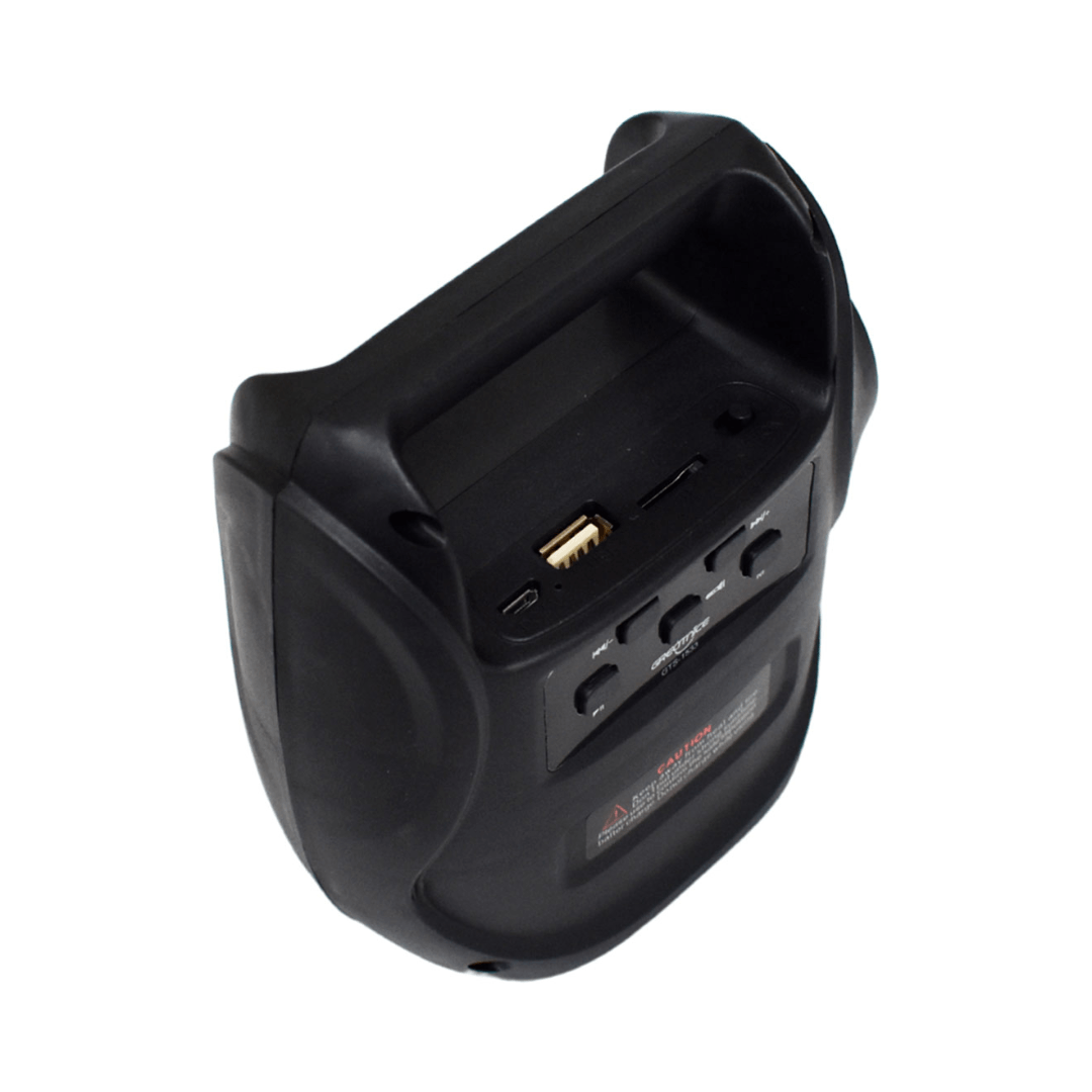 Parlante Recargable 3" GTS-1533 Color Negro Con Linterna Bluetooth Y FM ...