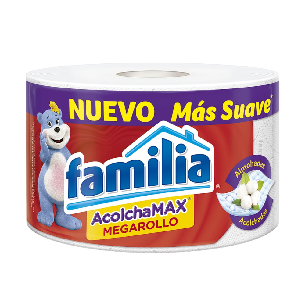 Papel Higiénico Familia AcolchaMAX Megarollo X1 Rollo - Olímpica