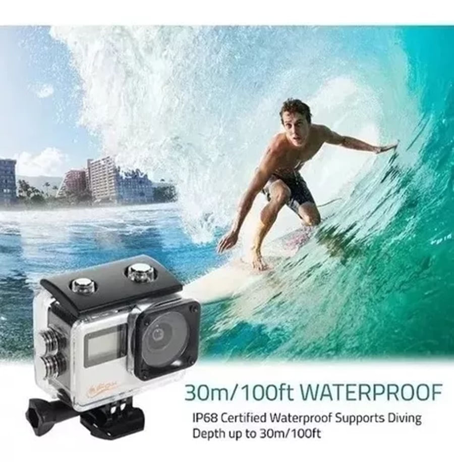 Aprovecha: Cámara Deportiva 4K Wifi con Control Remoto - Olímpica