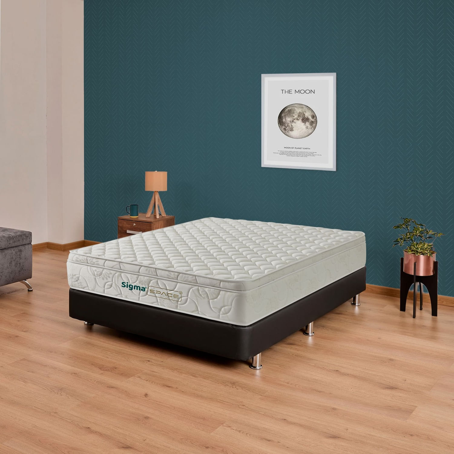 Aprovecha: Colchón Sigma Rb Space 140x190 de confort único - Olímpica