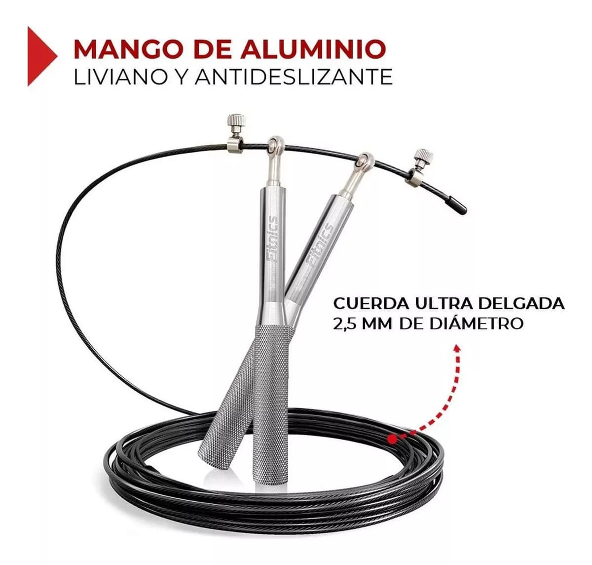 Aprovecha: Lazo Cuerda Saltar Profesional Velocidad - Olímpica