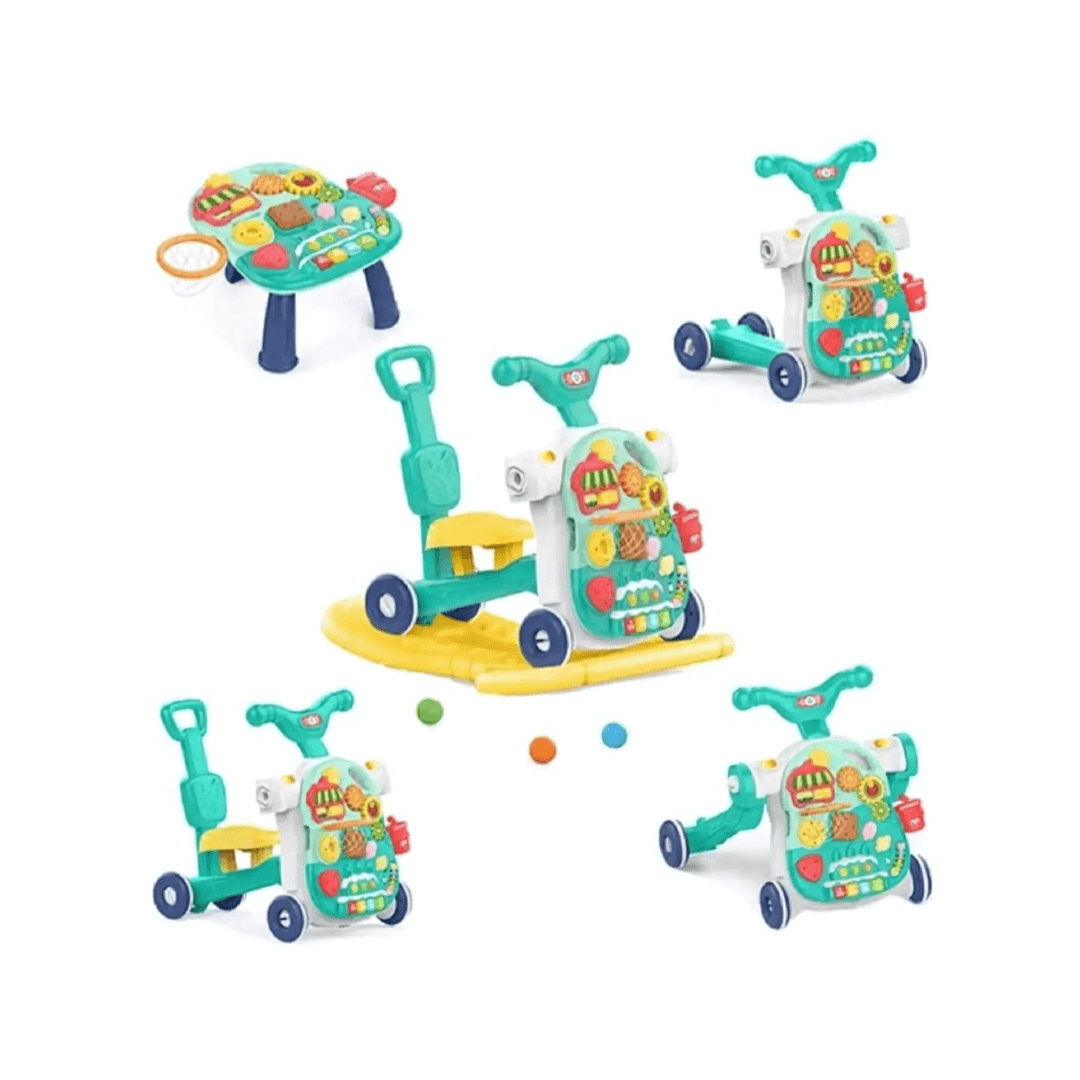 Descubre Andador Multifuncional 5 en 1 Para Bebé Con Música - Olímpica