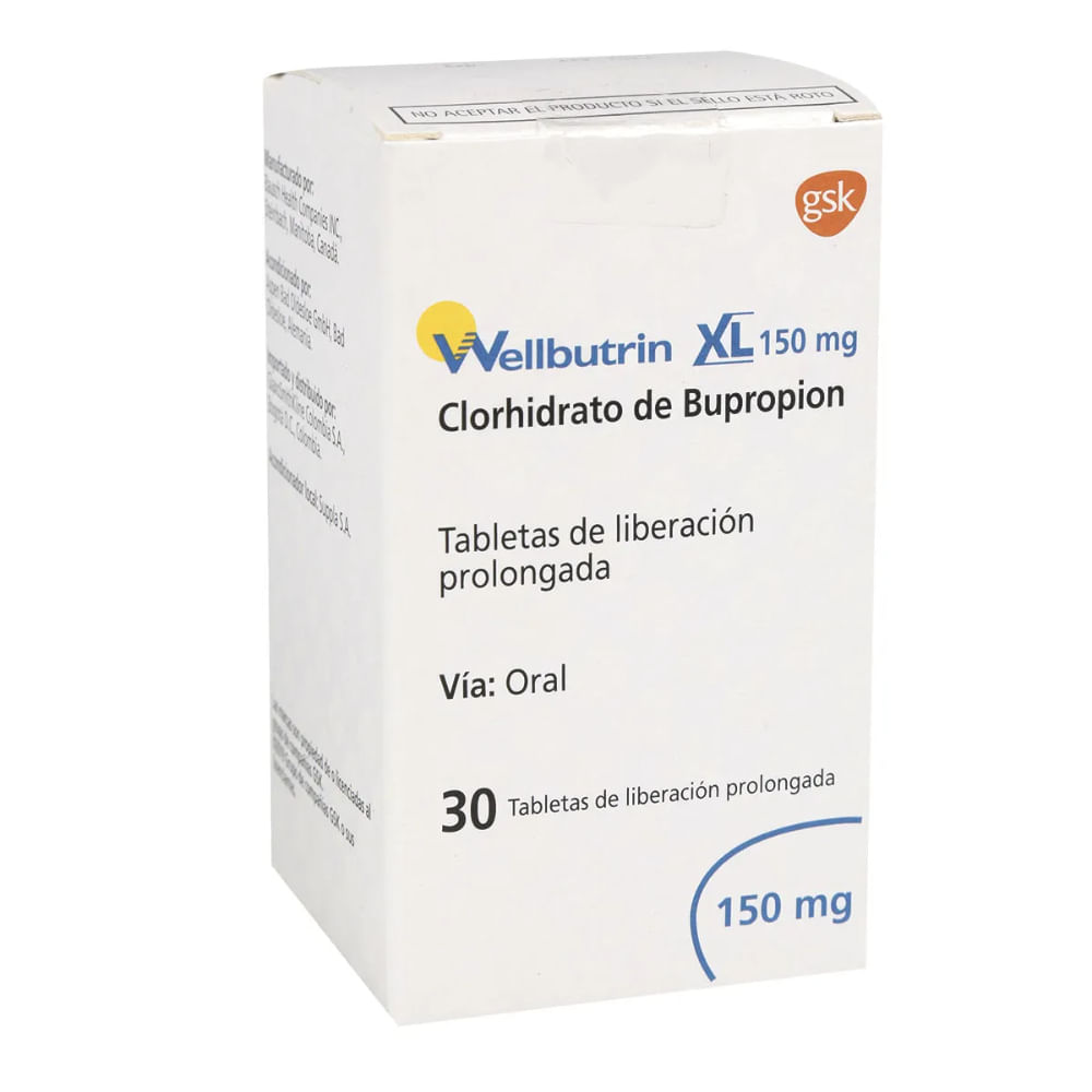 WELLBUTRIN XL 150 MG CJ X 30 TAB - Olímpica