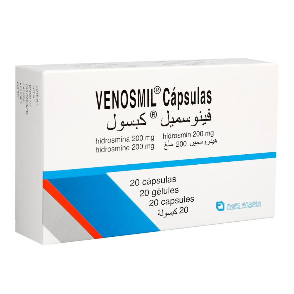 VENOSMIL 200 MG CAJA X 20 CÁPSULA - Olímpica