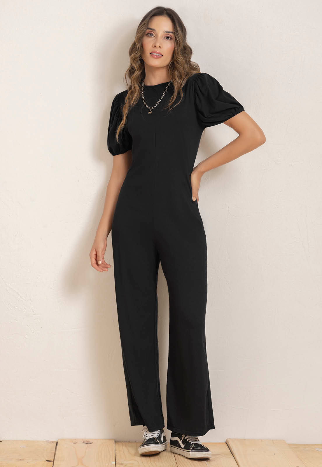 Aprovecha: Enterizo Largo Mujer Negro Elegante y Cómodo - Olímpica