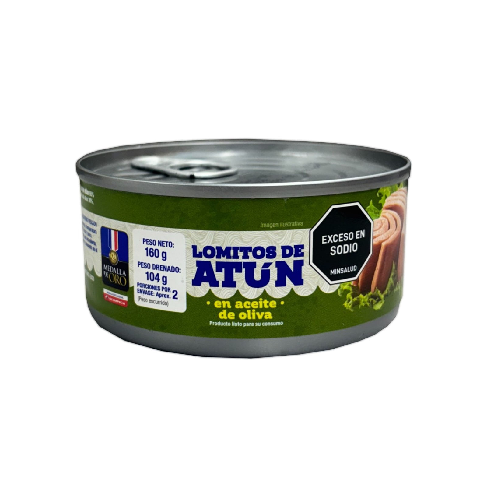 ATUN MEDALLA DE ORO LOM E/ACEIT OLI 160G - Olímpica