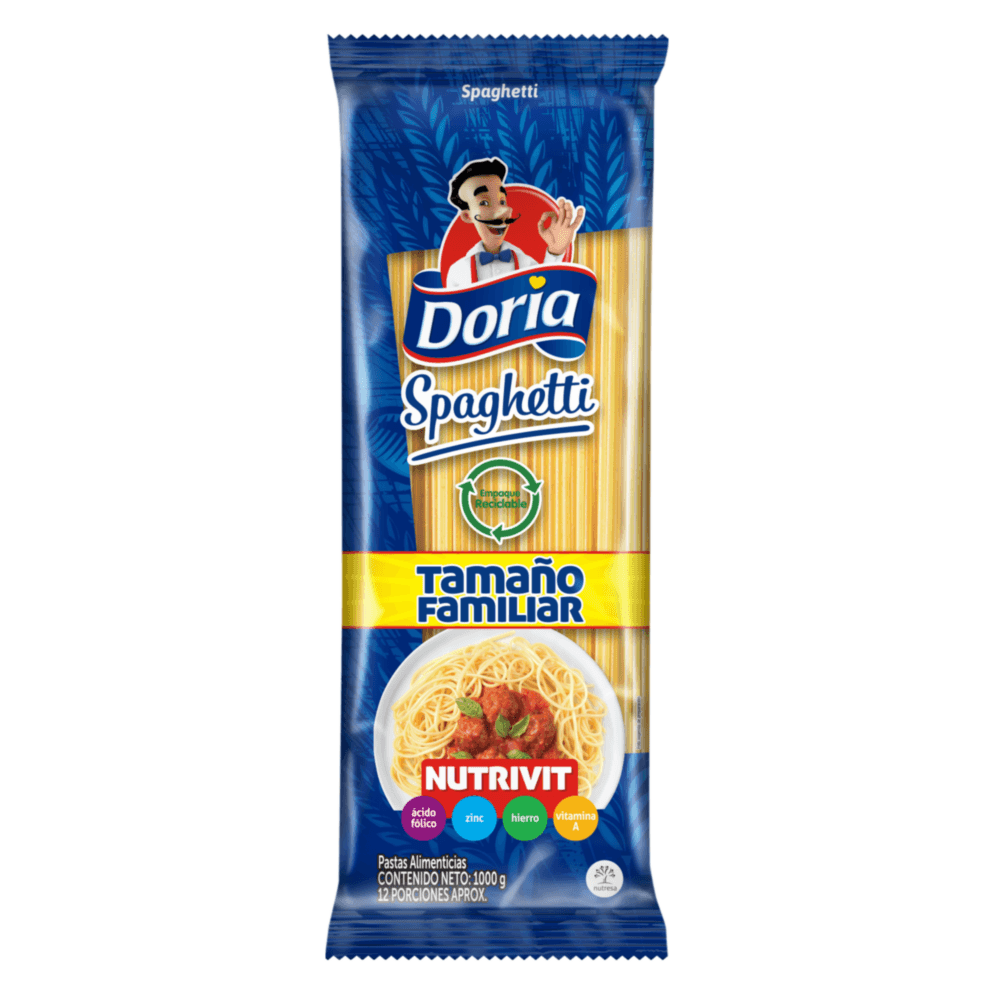 PASTA ESPAGUETTI DORIA CLASICO 1 kg - Olímpica