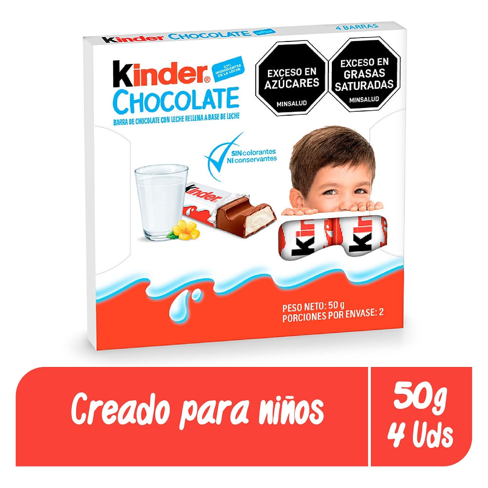 Descubre Kinder Chocolate X4 UND: Sabor Irresistible! - Olímpica
