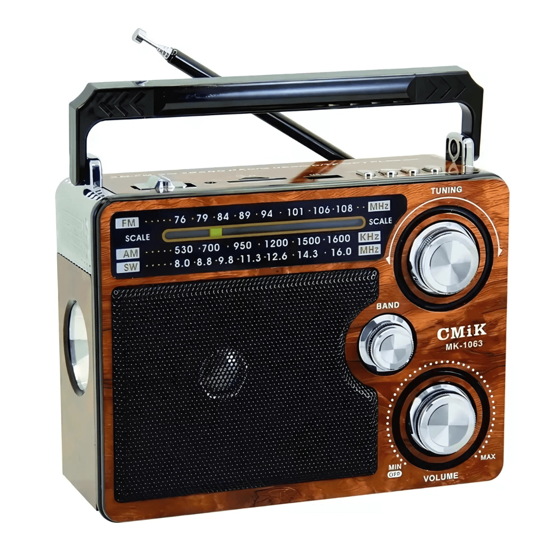 Radio 3 Bandas Con AM-FM-SW-MP3-USB-SD-TF MK-1063 - Olímpica