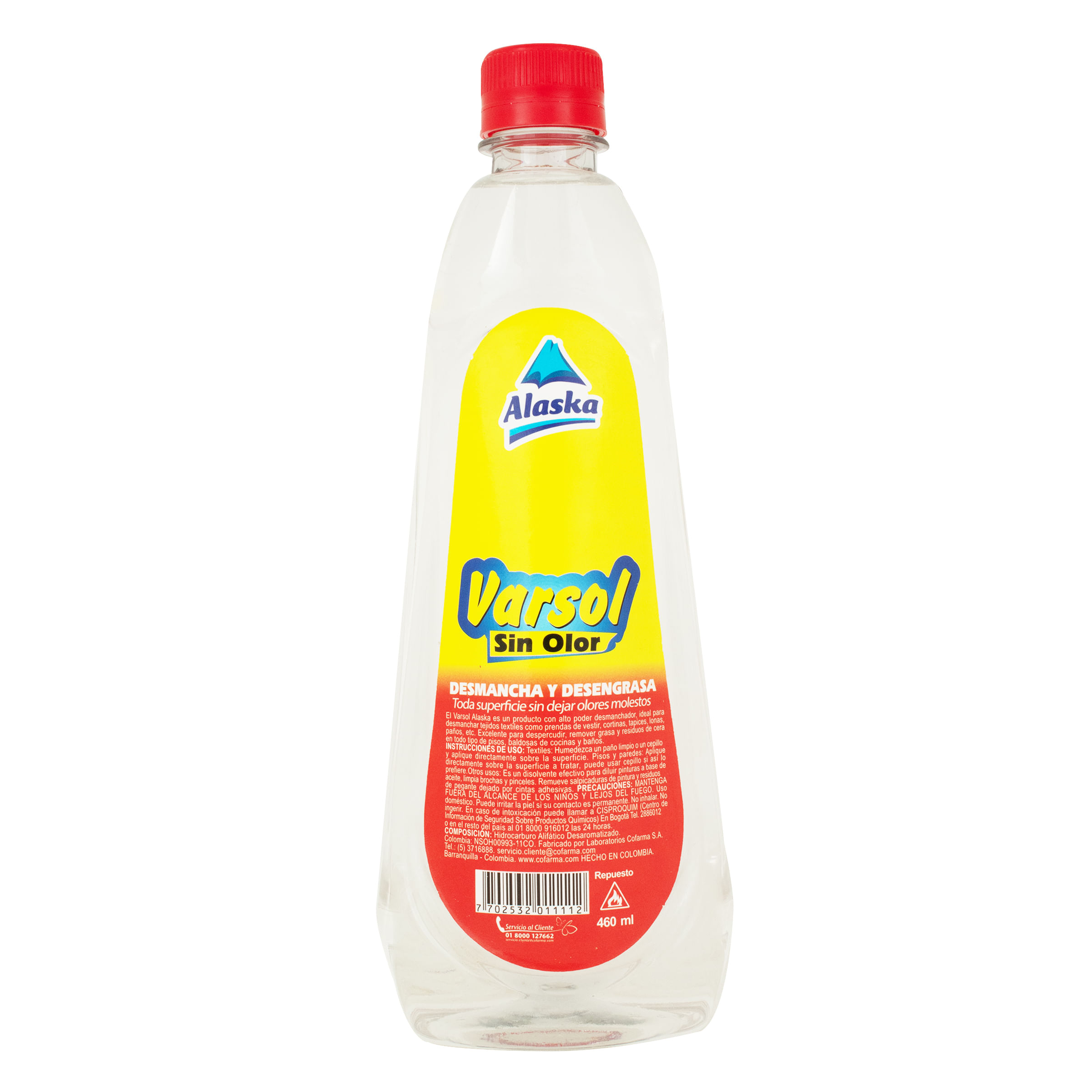 Descubre VARSOL ALASKA Desodoriza 460 ML Efectivo - Olímpica