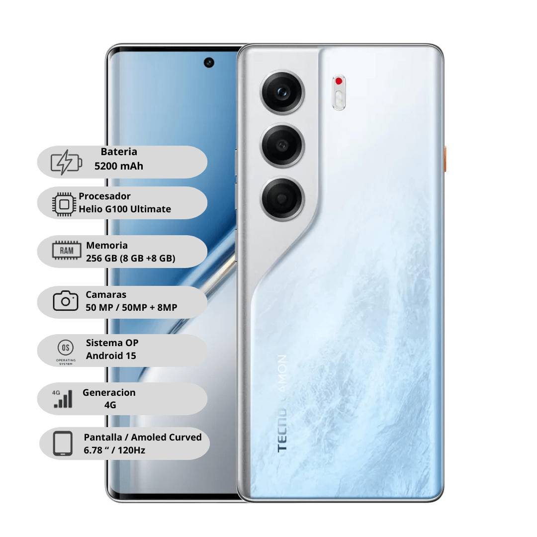 Aprovecha: Celular TECNO CAMON 40 Pro 256GB 88GB RAM - Olímpica
