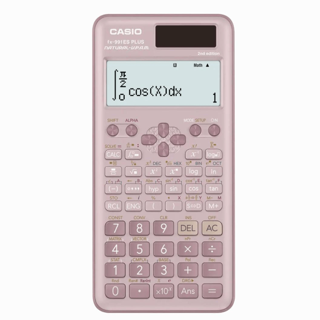 Aprovecha: Calculadora Científica Casio 417 Funciones Rosa - Olímpica