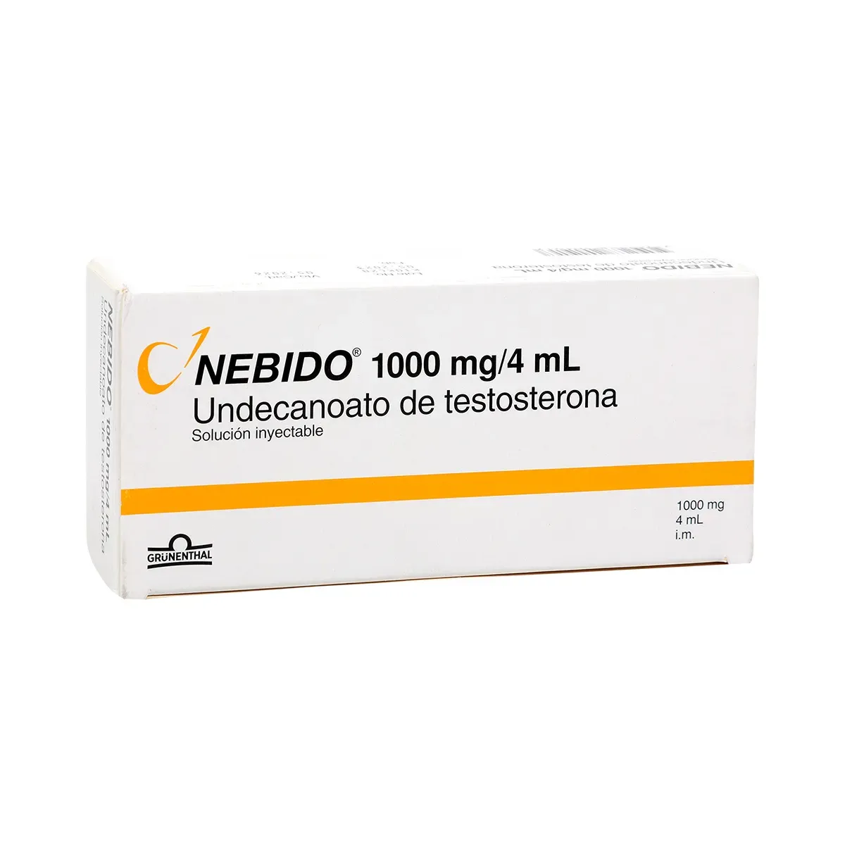 NEBIDO 1000 MG SOLUC INY CJ X 4 ML - Olímpica