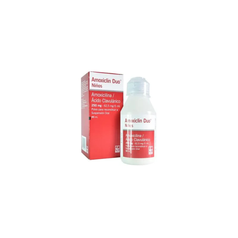 AMOXICLIN DUO NIÑOS 62.5MG/5ML X 90 MILILITRO - Olímpica