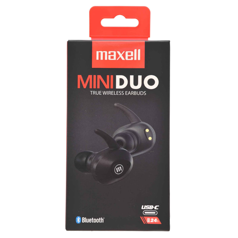 AUDIFONO MAXELL MINI DUO TWS EB-BTMINI BT EARBUDS BLK - Olímpica
