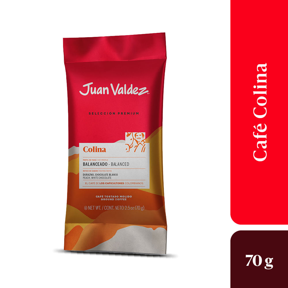 CAFE JUAN VALDEZ COLINA MOL 70G - Olímpica