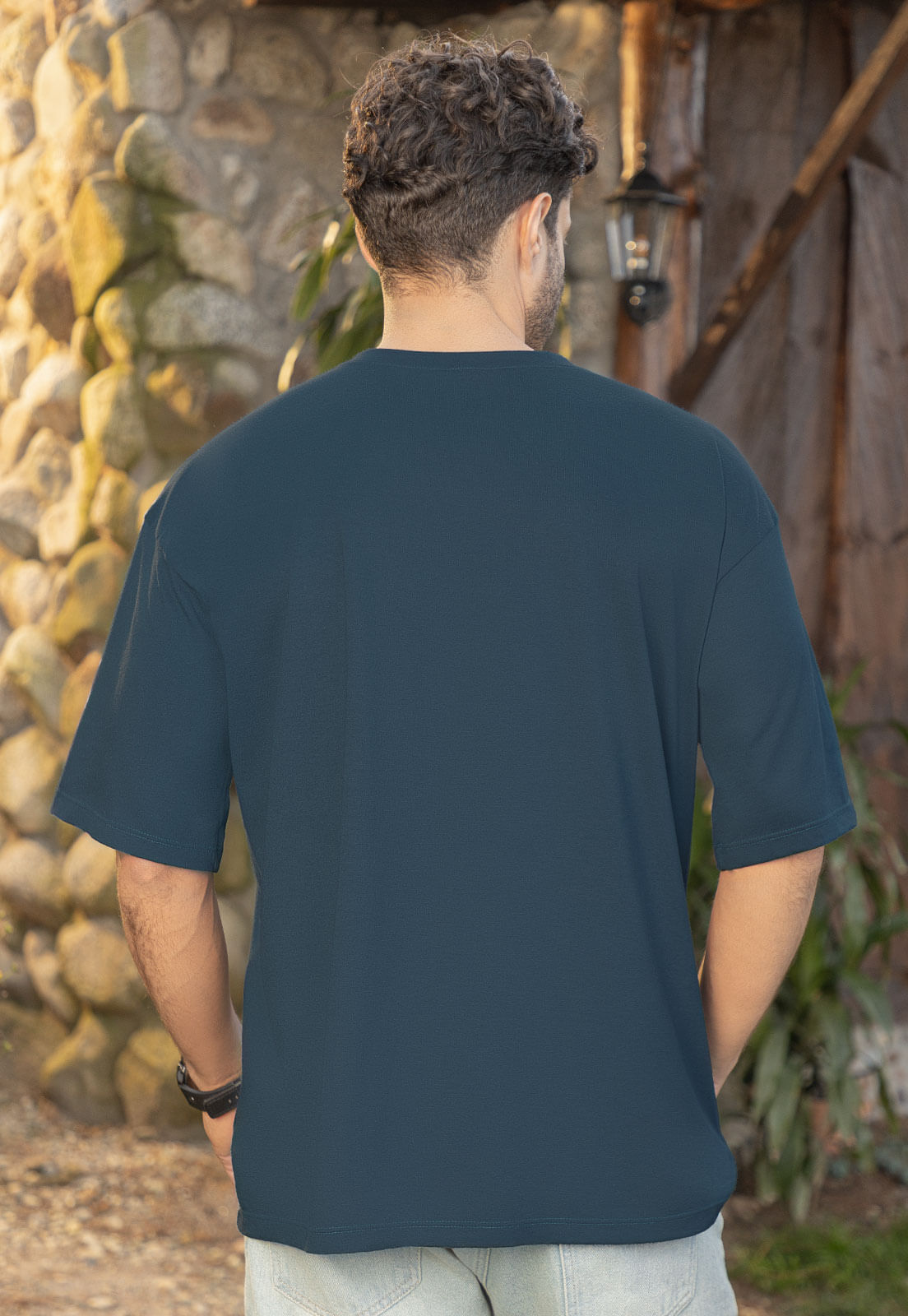 Camiseta Hombre Azul Petroleo Rutta 105957 - Olímpica