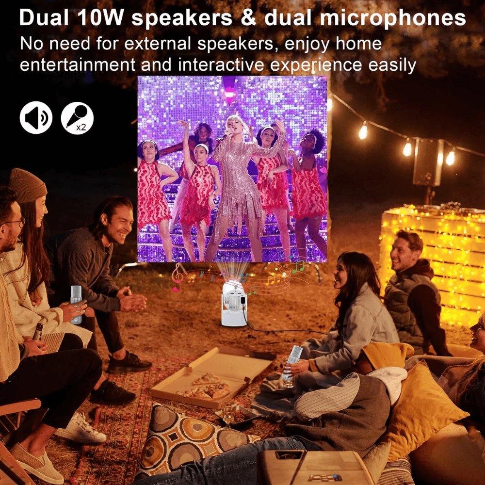 Proyector De Video 4k Android Video Beam Smart Hy300 Pro Ktv - Olímpica