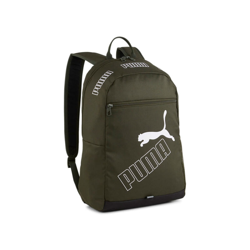 Morral Puma Phase Backpack Ii Color Verde Blanco - Olímpica
