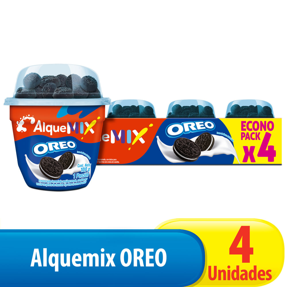 BEB ALQUERIA ALQUEMIX OREO X4 100G - Olímpica