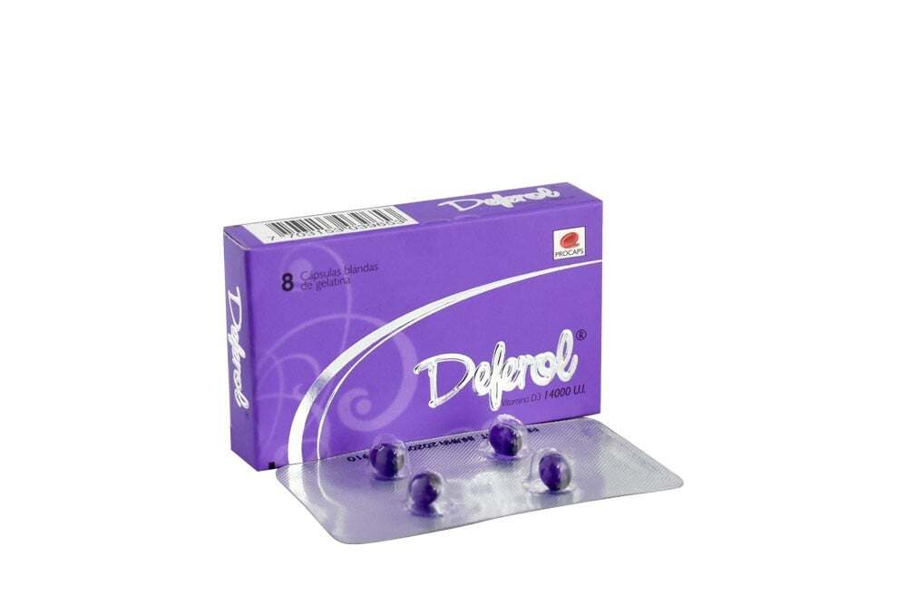 DEFEROL 14.000 UI CAJA X 8 CÁPSULA - Olímpica