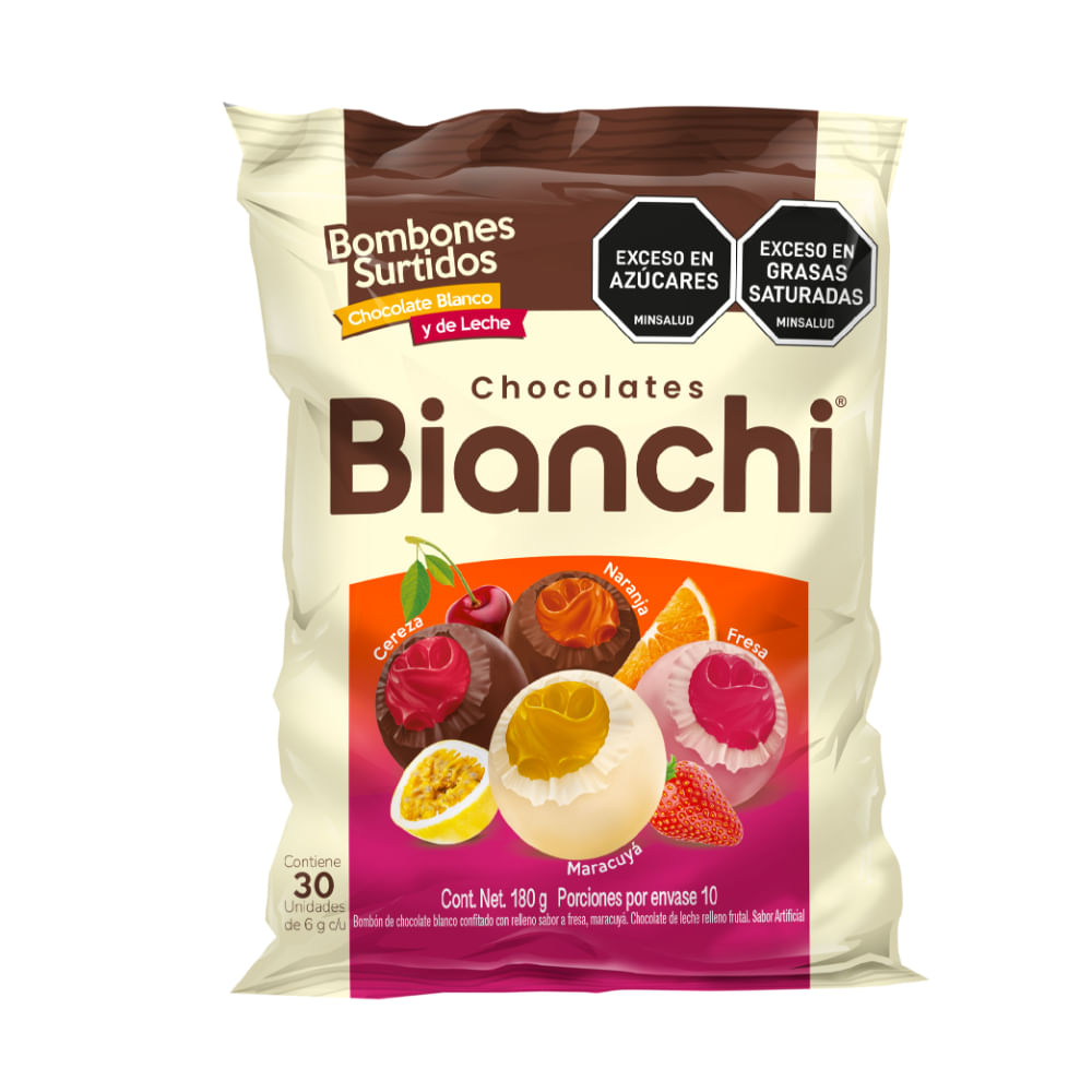 BOMBONES BIANCHI CHOC SABORES 180G - Olímpica