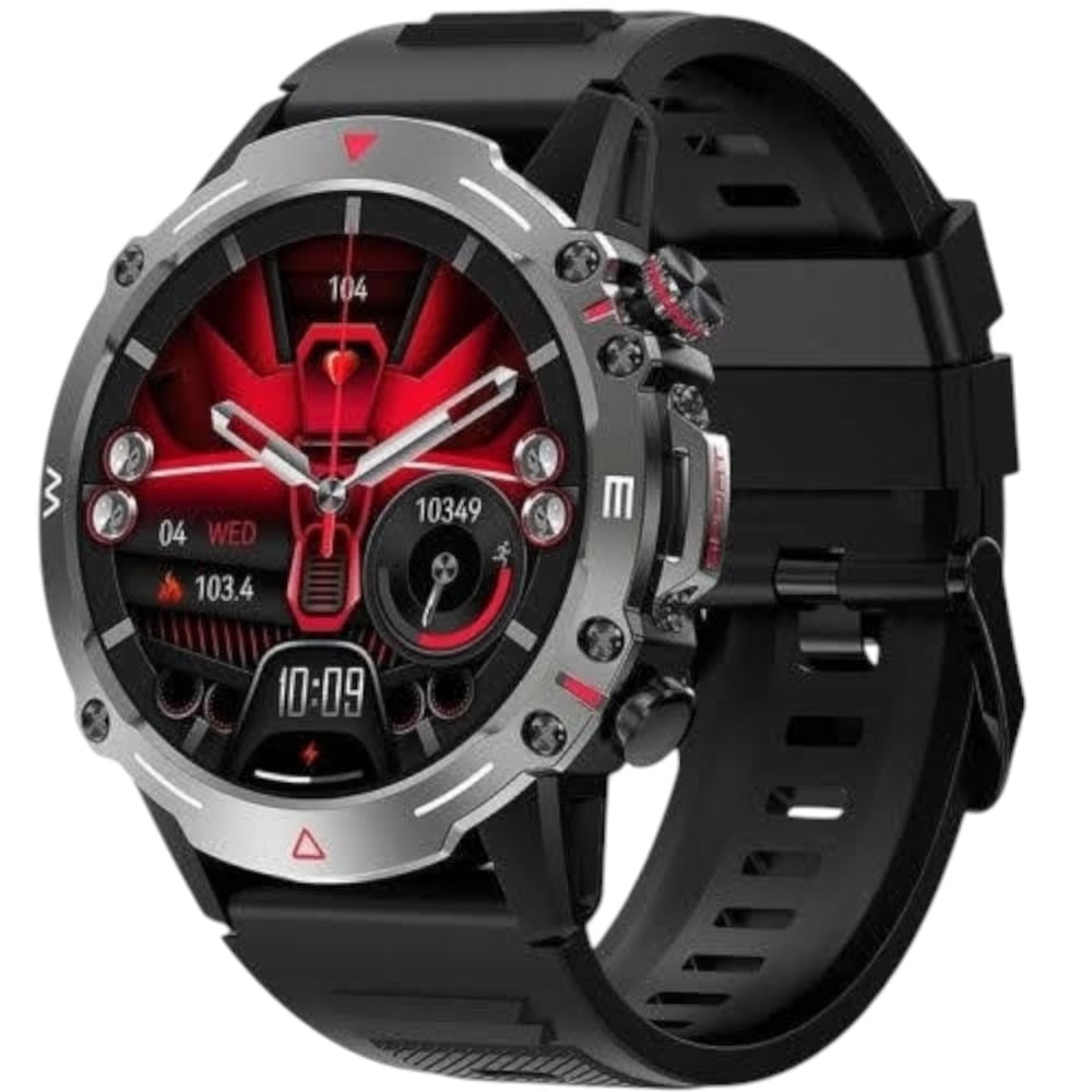 Reloj Smartwatch Con Doble Pulso HK87 Negro - Olímpica