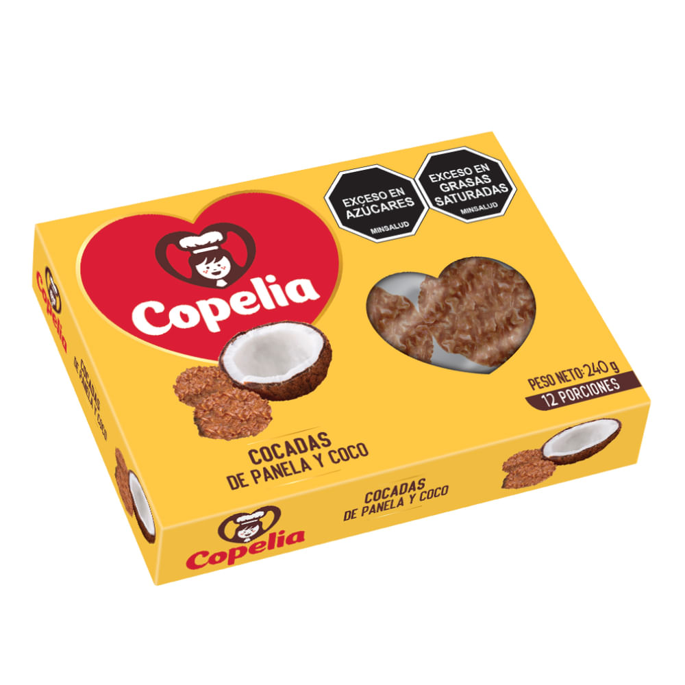 COCADAS COPELIA PANELA COCO 240gr - Olímpica