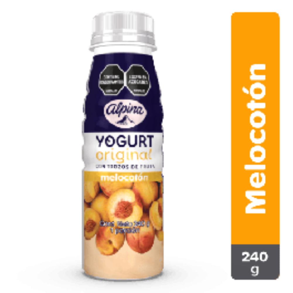 YOGURT ALPINA ORIG MELOC BOT 240G - Olímpica
