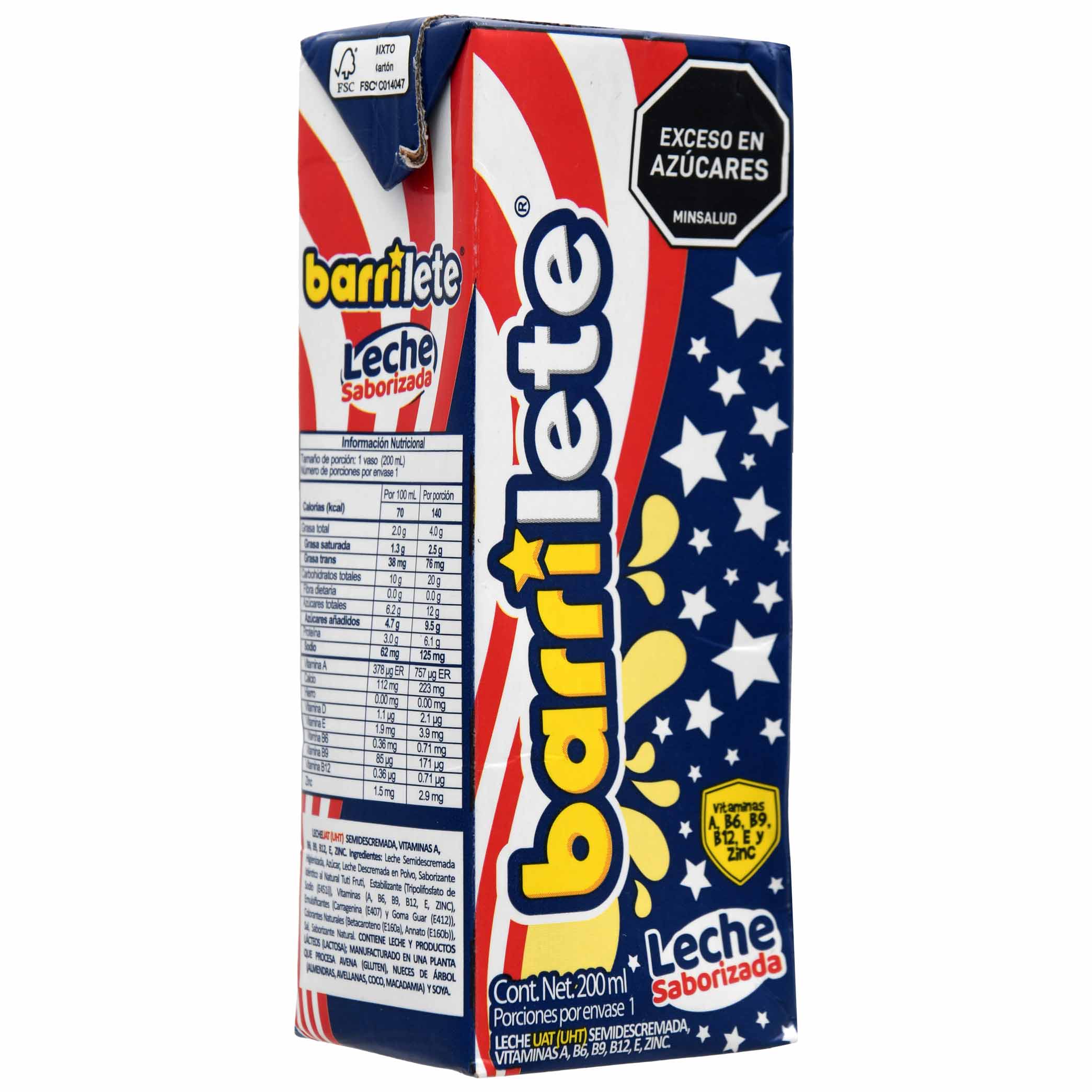 LECHE SABORIZADA BARRILETE 200ML - Olímpica