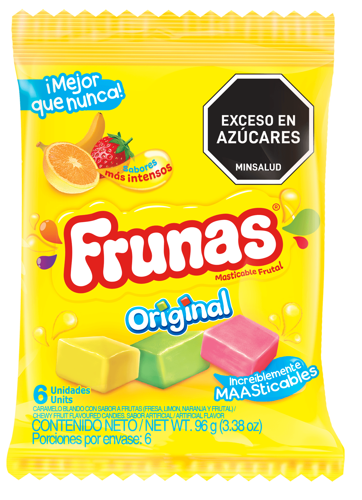 DULC FRUNAS ORIGINAL CUBOS 96G. - Olímpica