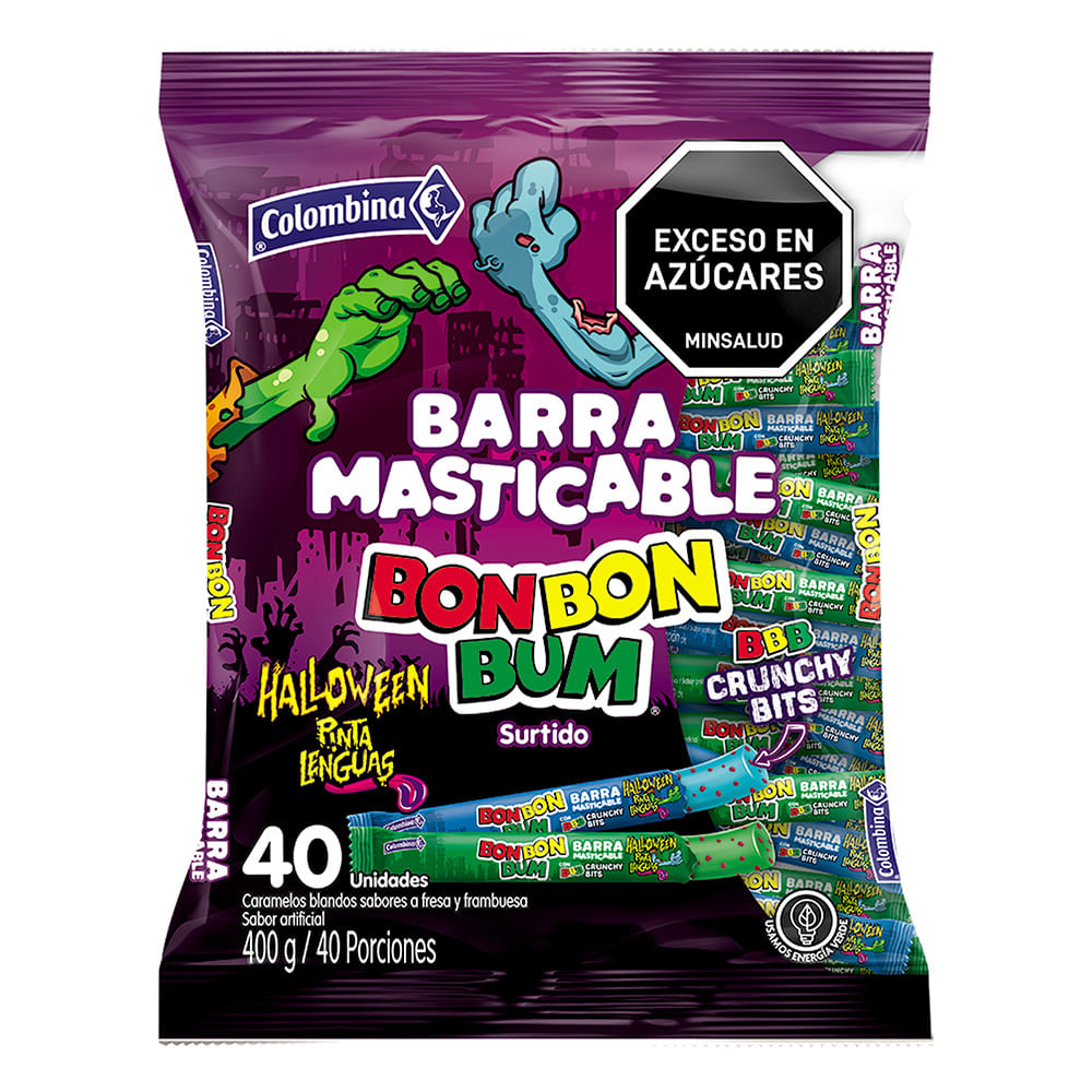 CARAMEL BON BON BUM CRUNCHY HALLOW 400G - Olímpica