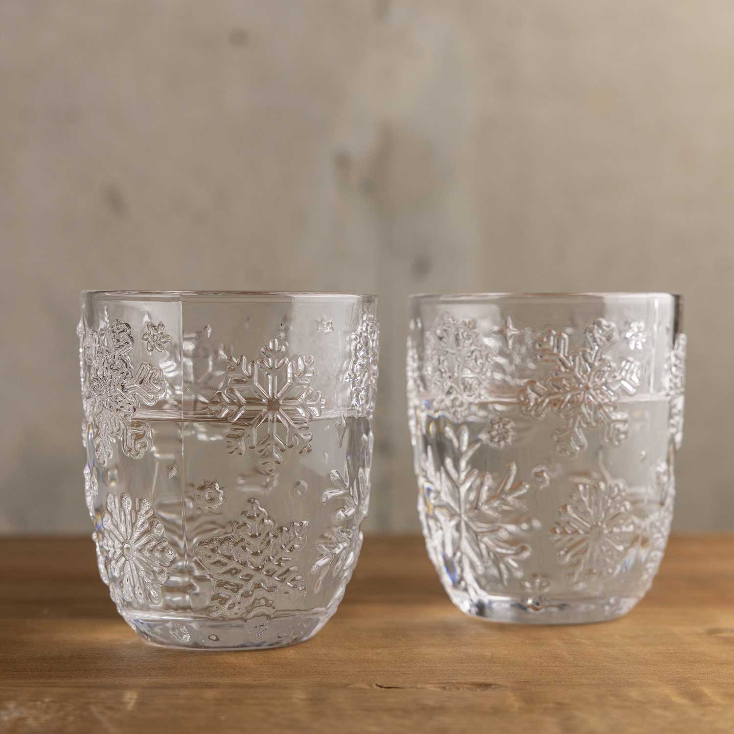 Vaso snowflake 340ml setx2 - Olímpica