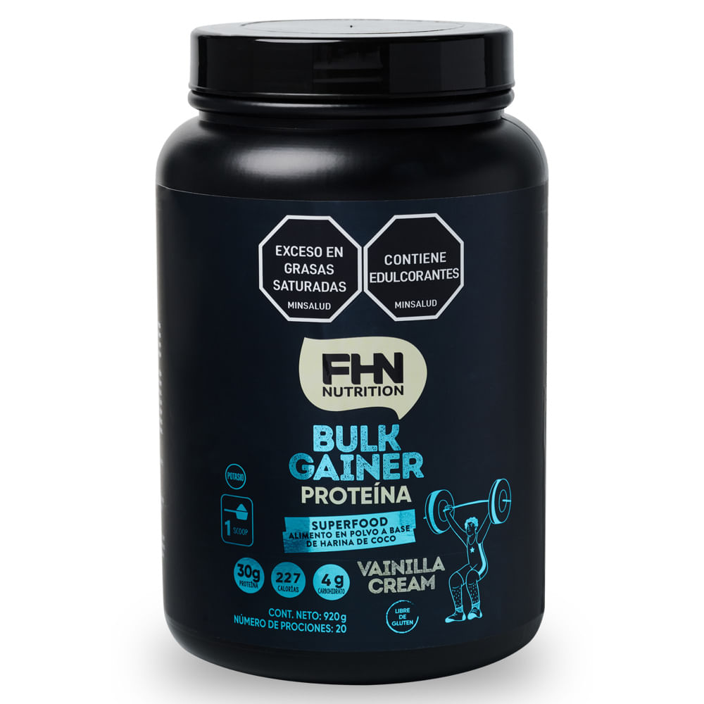 SUPLEM FHN BULK GAINER VAIN CREAM 920G - Olímpica