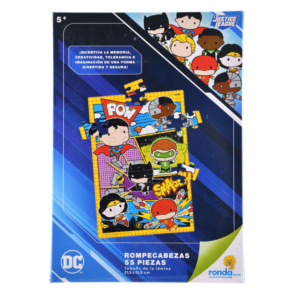 Romp/Cab Ronda 55Pz DC Comics Liga De La - Olímpica