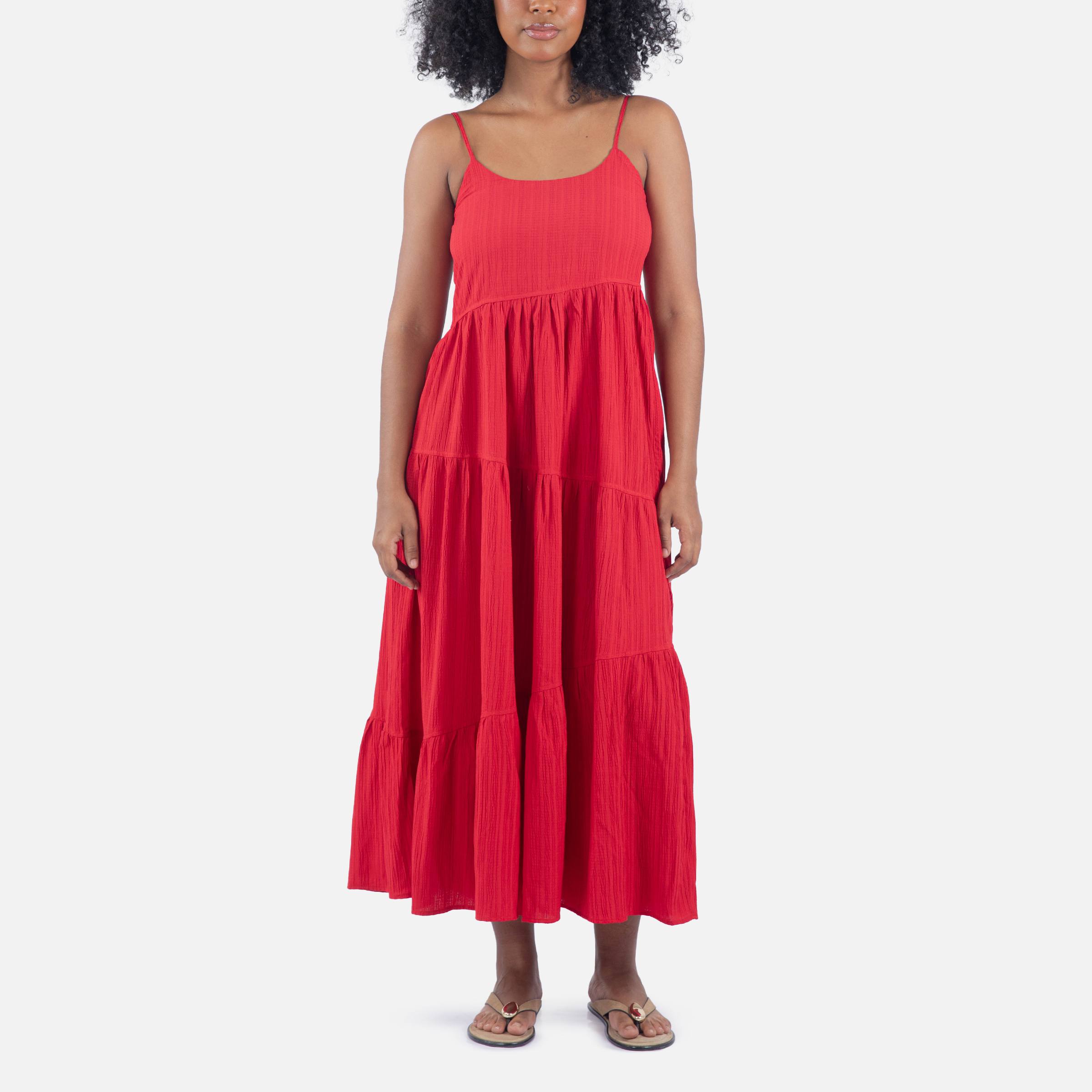 Vestido Maxi Sin Mangas de Chalis - Olímpica