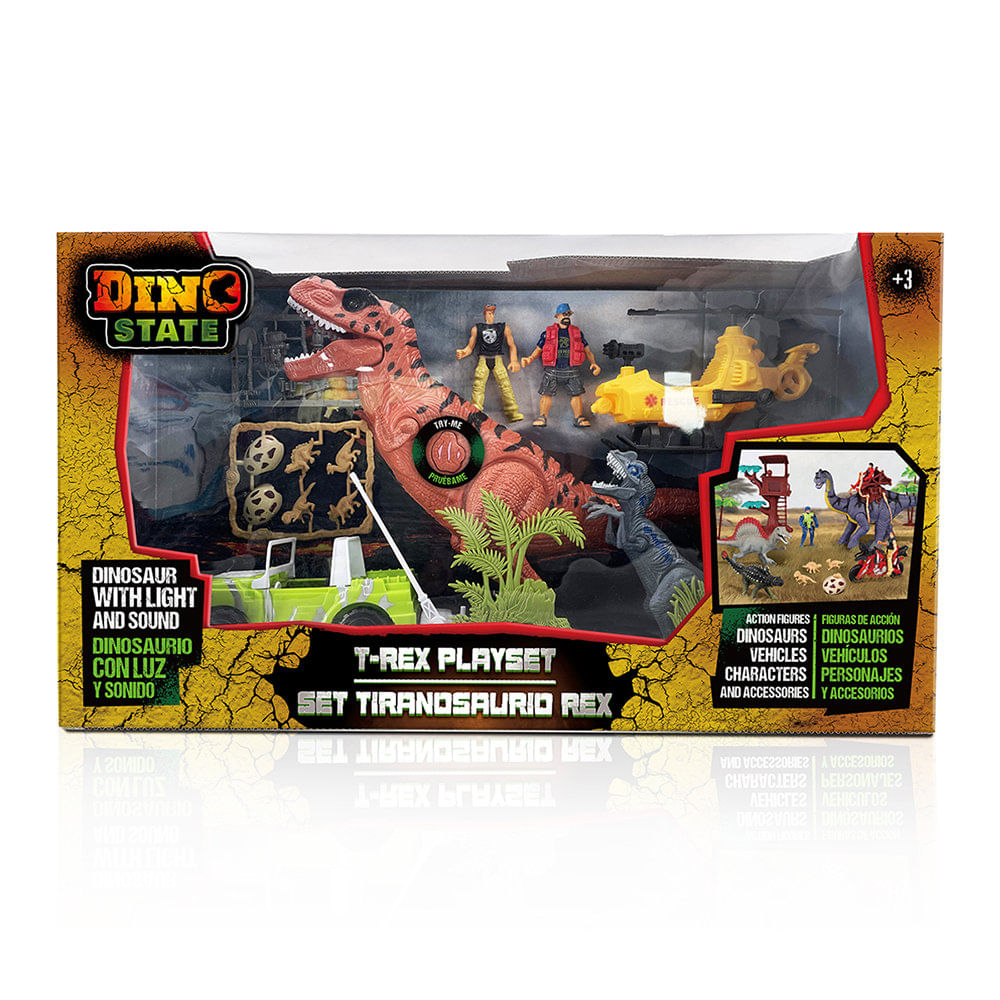 DINO STATE SET TIRANOSAURIO REX - B - Olímpica