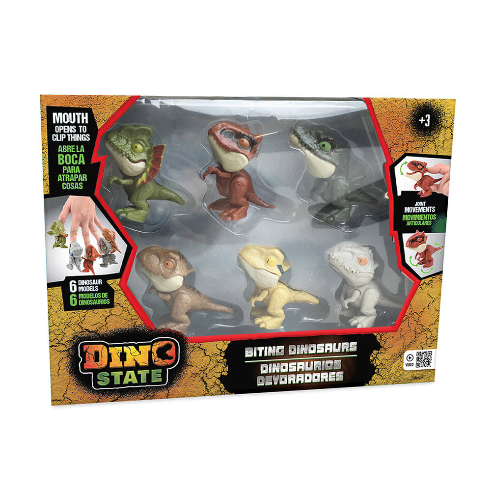 DINO STATE JUEGO DE DINOSAURIOS X6 - Olímpica